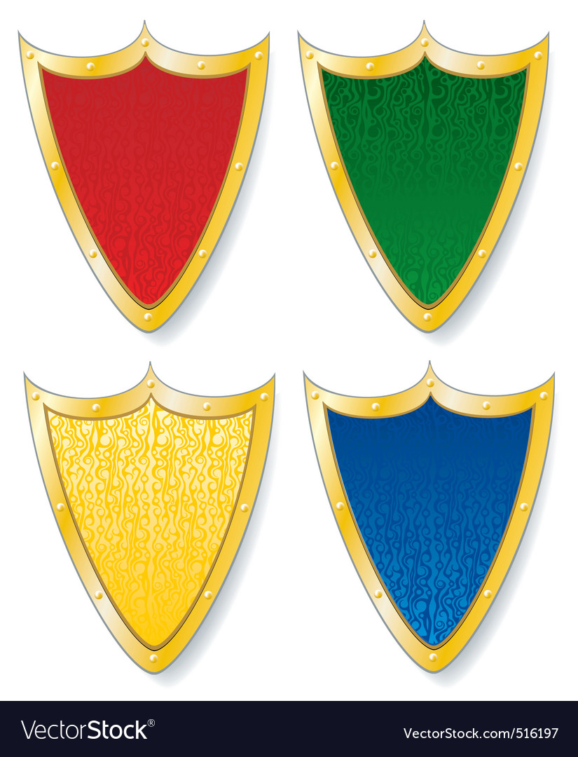 Shield pattern Royalty Free Vector Image - VectorStock