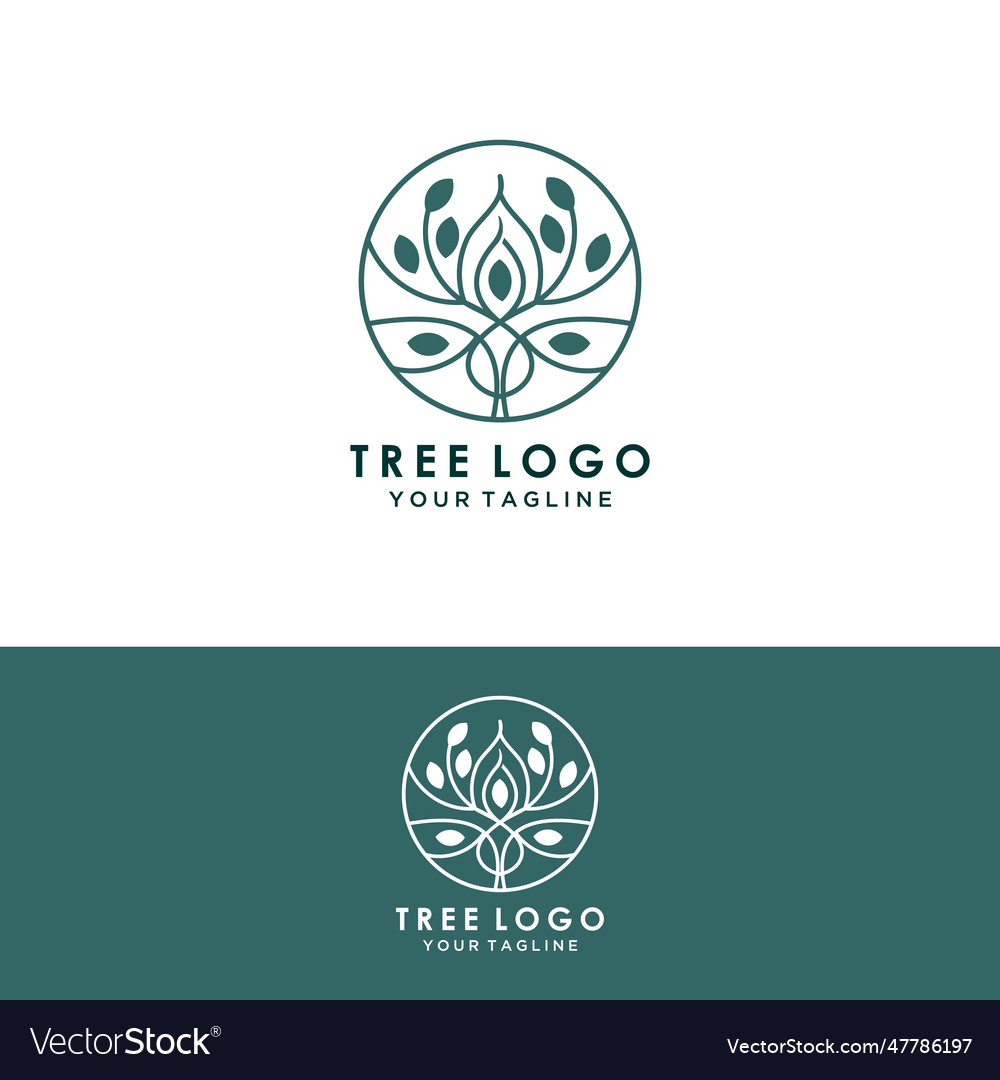 Tree logo Royalty Free Vector Image - VectorStock