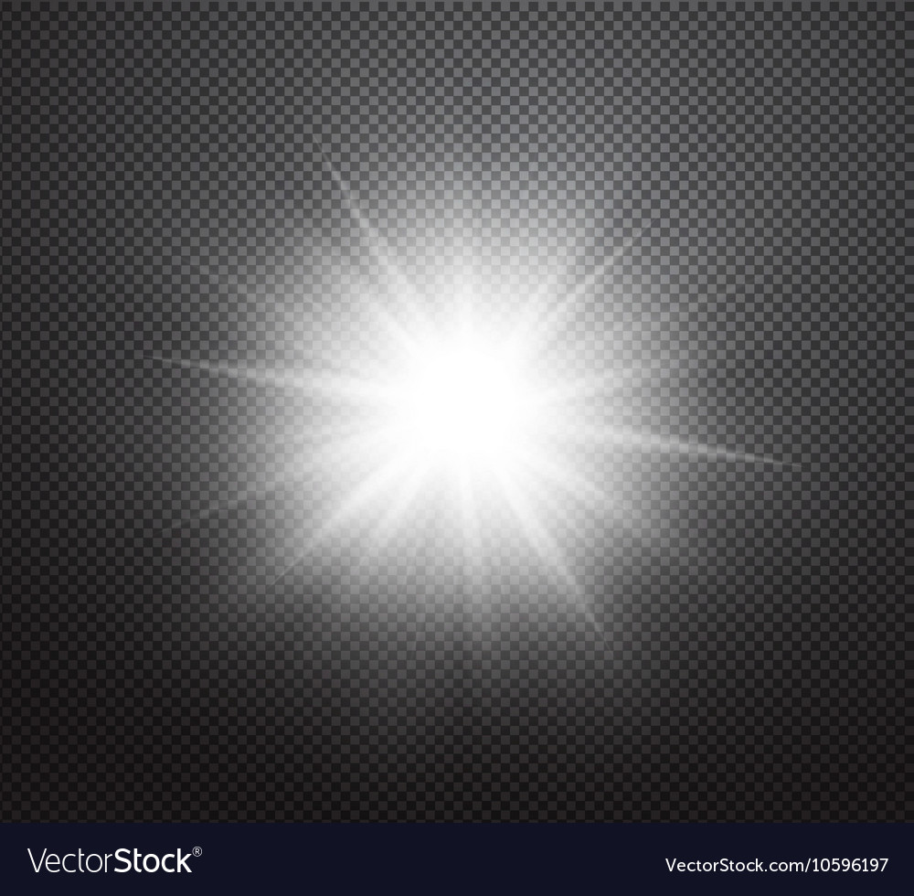 Vibrant Sun Rays Or Burst Light Effect Royalty Free Vector