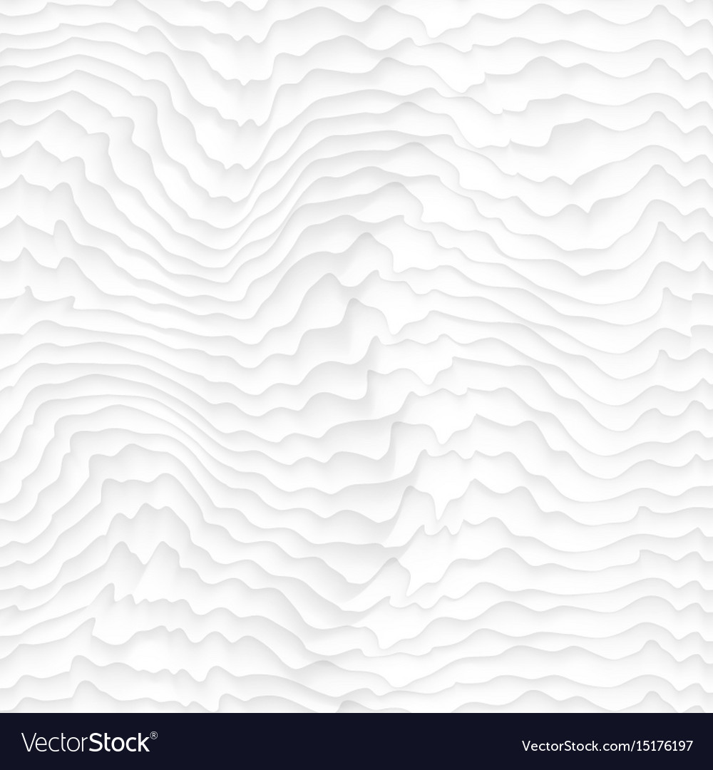 White texture abstract pattern seamless wave Vector Image