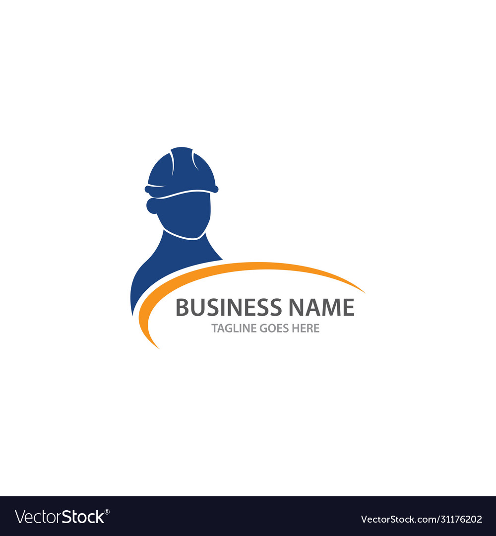 Worker logo Royalty Free Vector Image - VectorStock