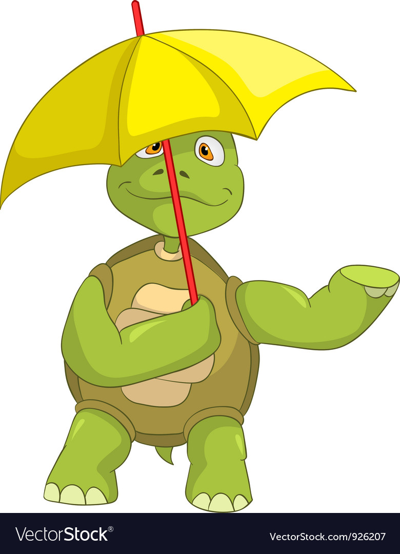 Funny Turtle Royalty Free Vector Image - VectorStock