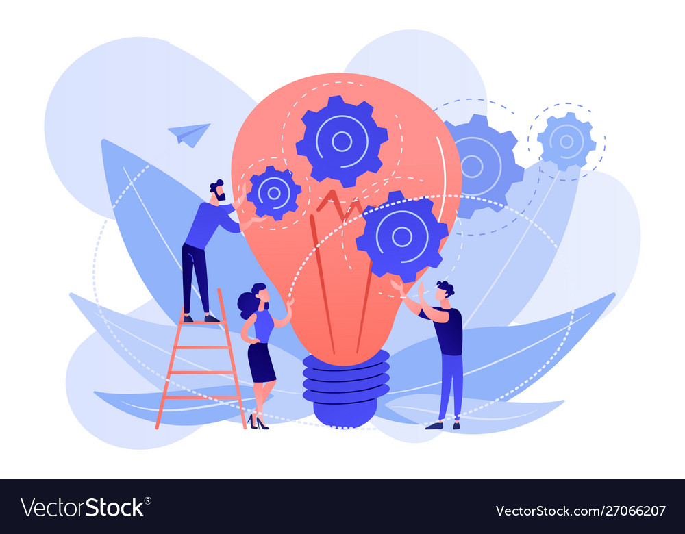 Teamwork concept Royalty Free Vector Image - VectorStock