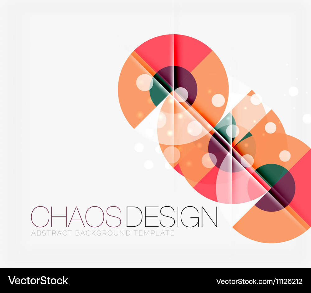 Abstract background with round shapes Royalty Free Vector
