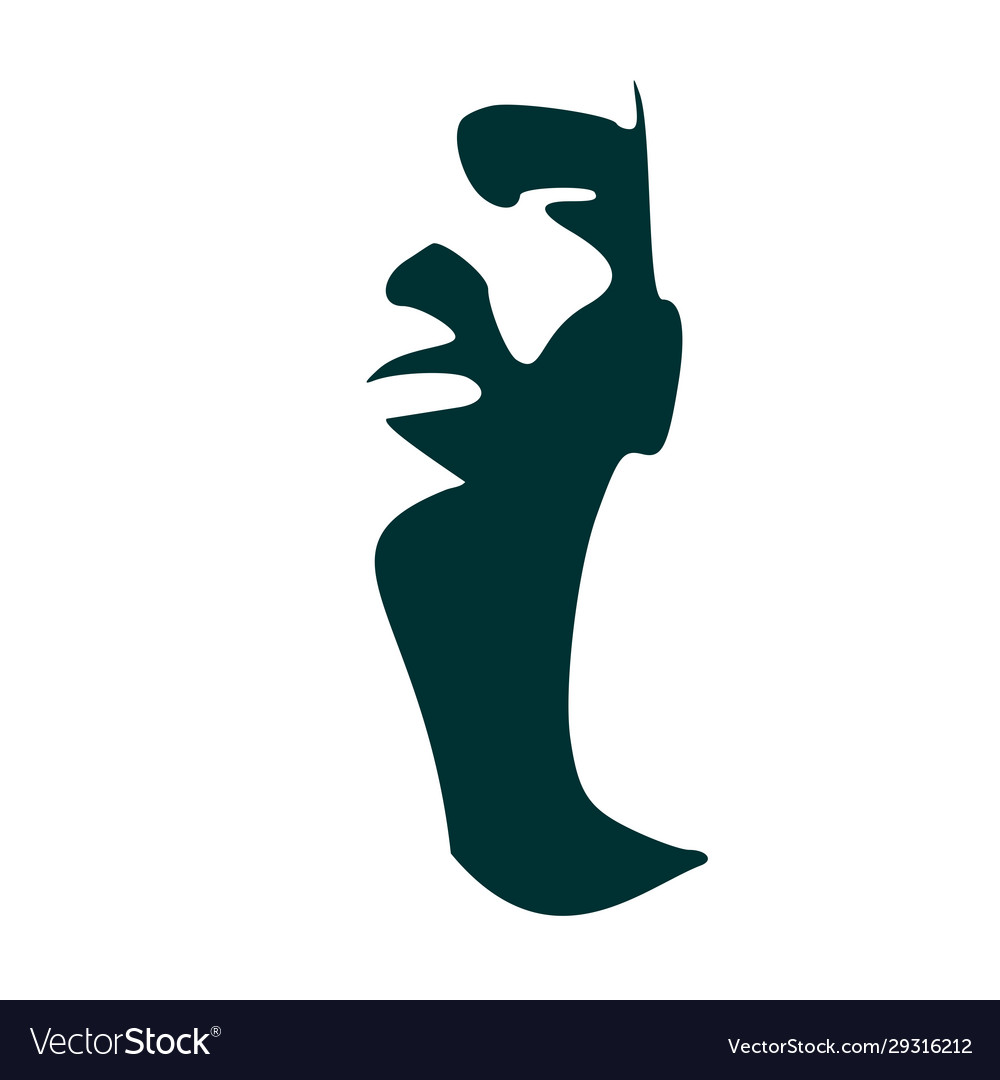 Face front view Royalty Free Vector Image - VectorStock