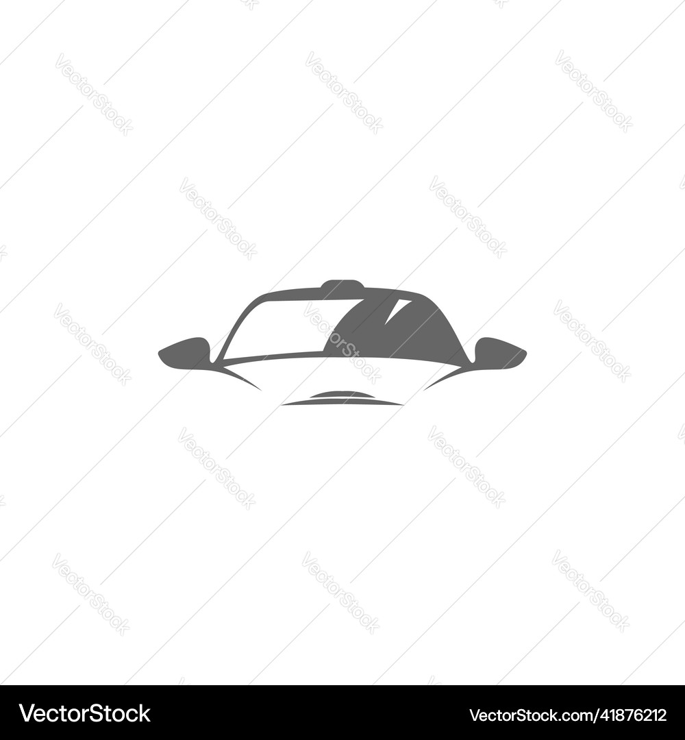 Sport car logo icon template Royalty Free Vector Image