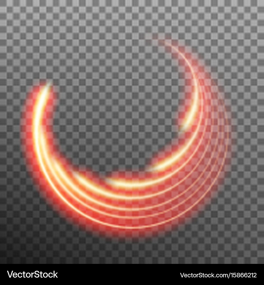Star trail light effect with neon blur eps 10 Vector Image