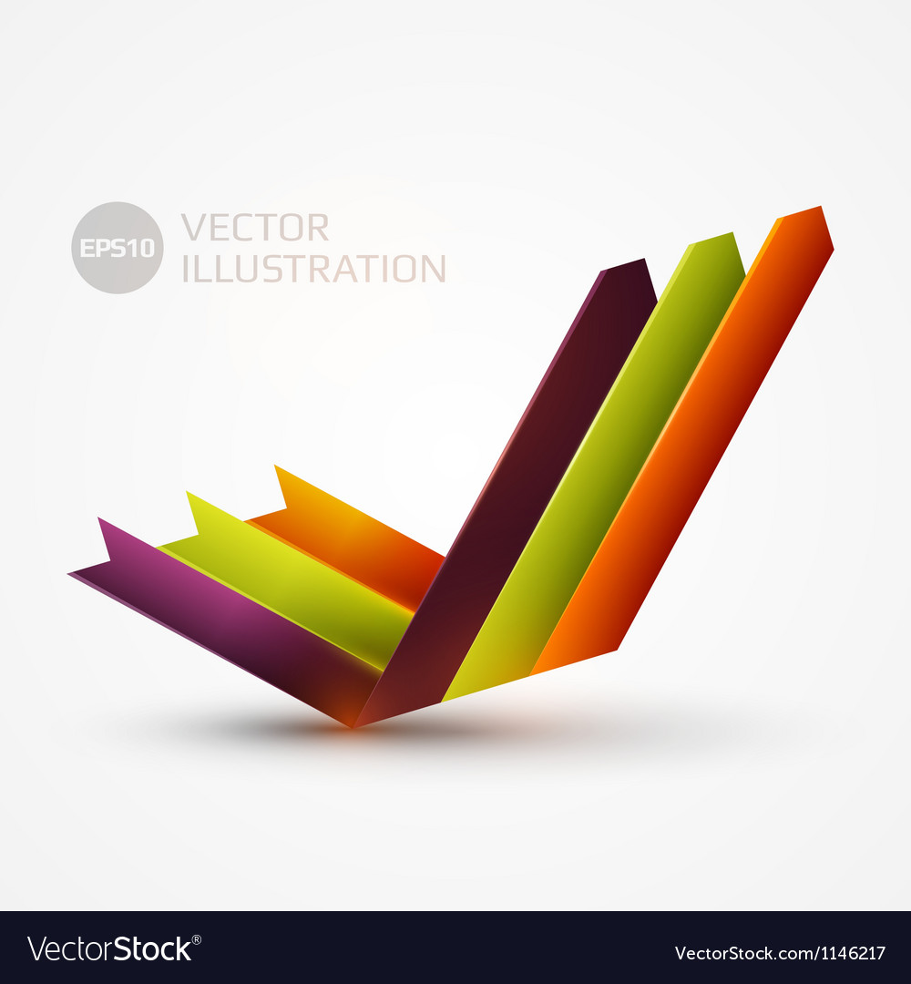 Arrows graph Royalty Free Vector Image - VectorStock