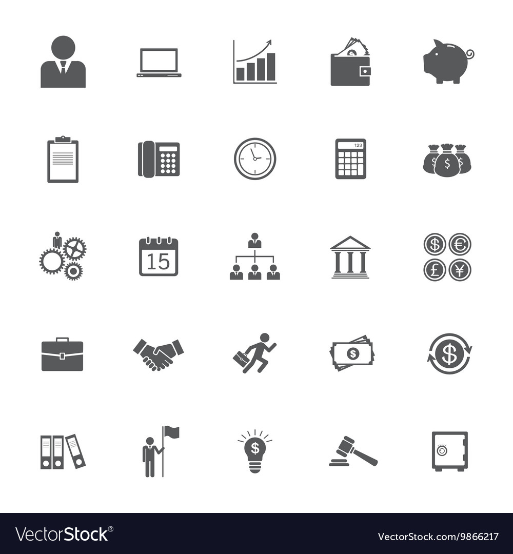 Business and finance icon Royalty Free Vector Image