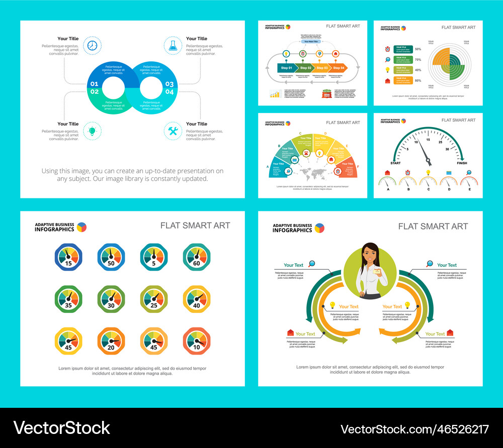 Colorful promotion or training concept infographic