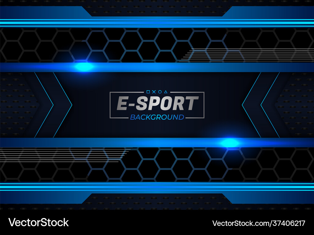 Modern futuristic e-sports concept background Vector Image