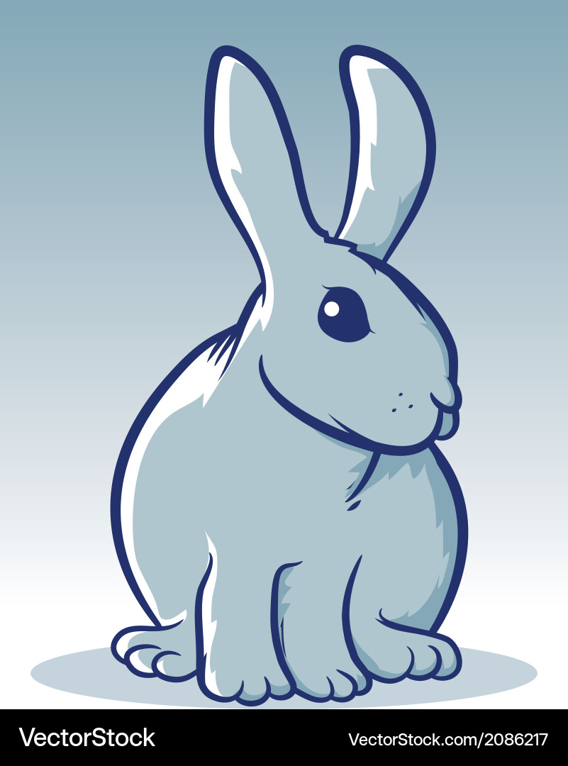 Rabbit cartoon Royalty Free Vector Image - VectorStock
