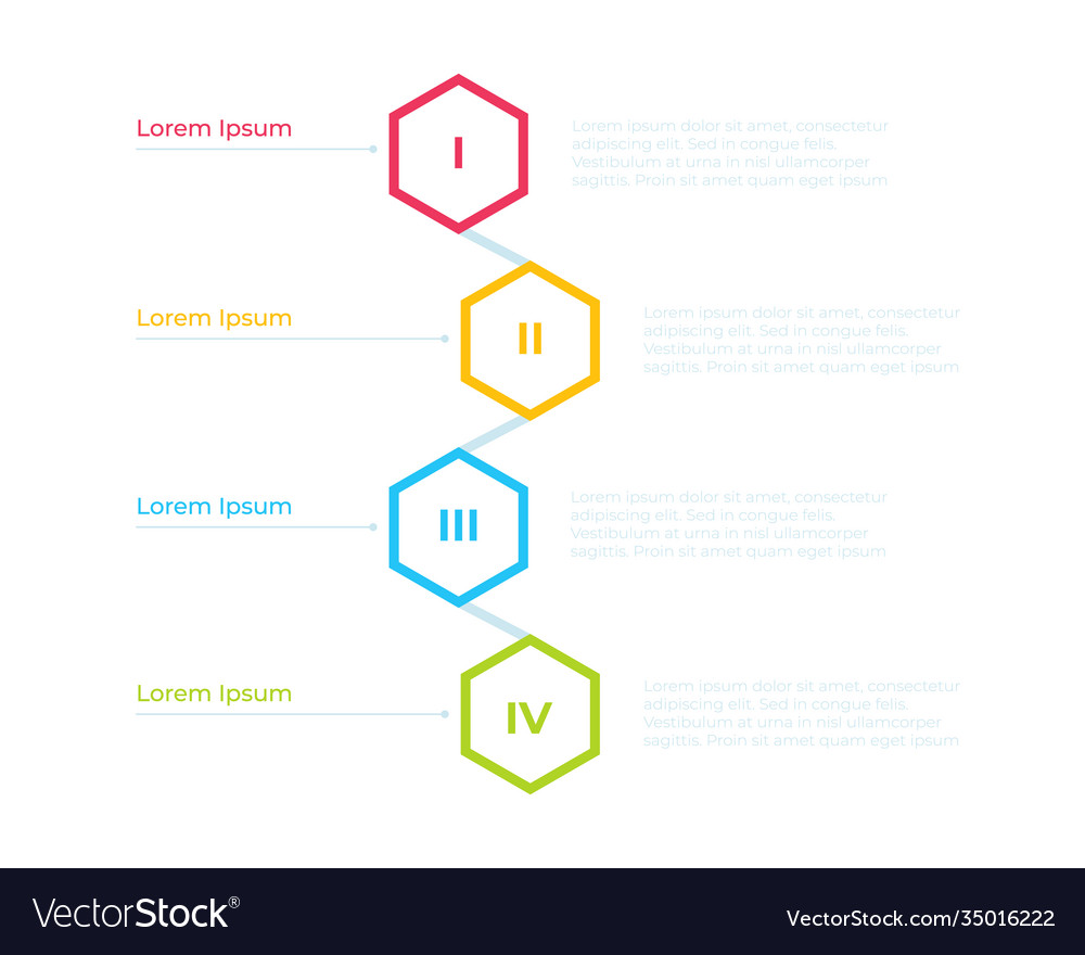 Business data visualization process chart Vector Image