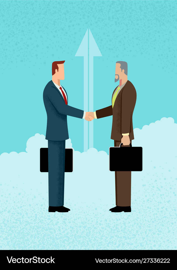 Business deal concept Royalty Free Vector Image