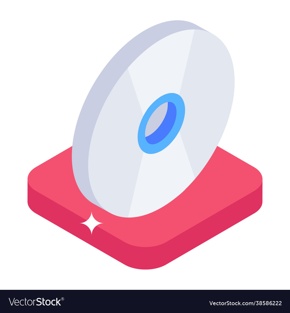 Compact disk Royalty Free Vector Image - VectorStock