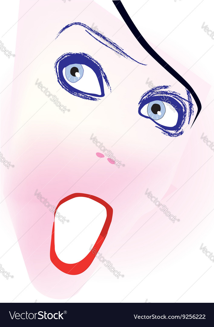 Face Royalty Free Vector Image - VectorStock