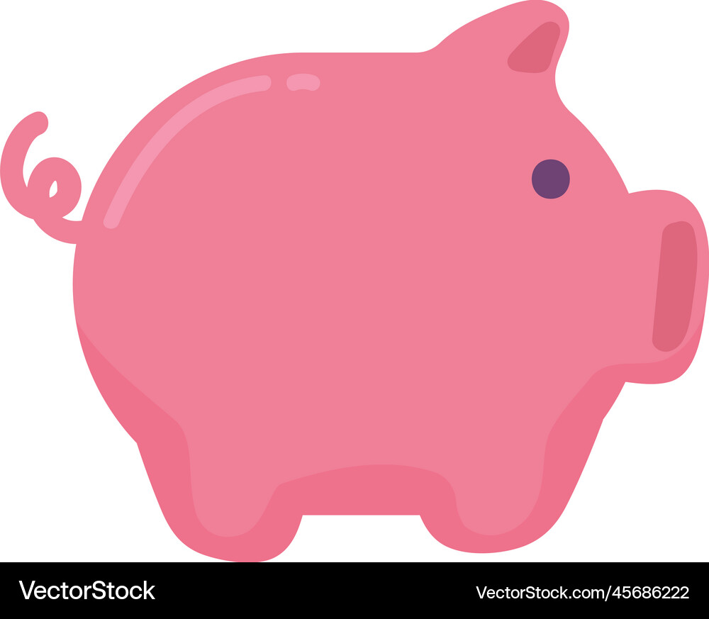 Piggy bank icon Royalty Free Vector Image - VectorStock