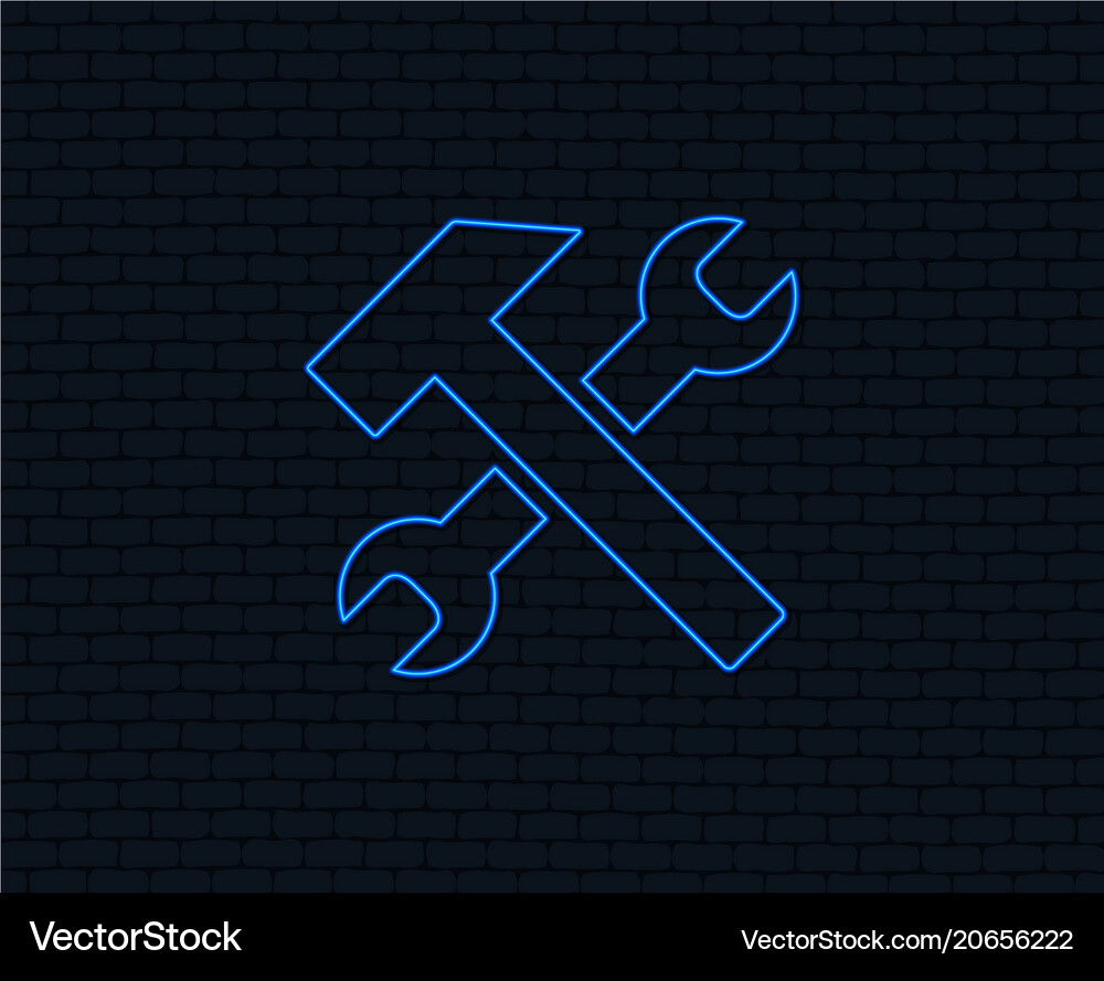 Repair tool sign icon service symbol Royalty Free Vector