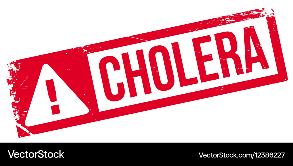 Cholera rubber stamp Royalty Free Vector Image