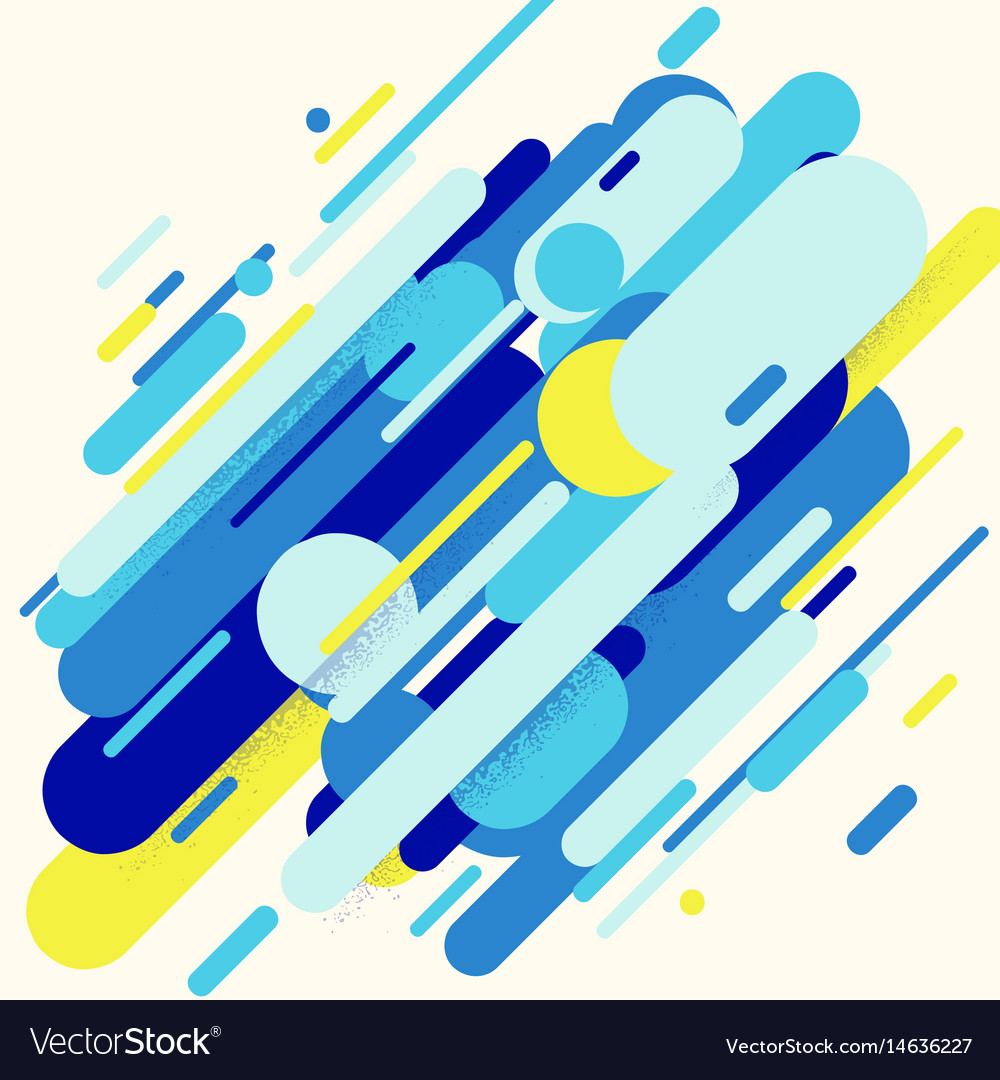 Dynamic composition made Royalty Free Vector Image