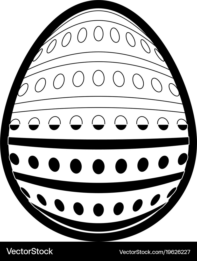 Easter eggs design Royalty Free Vector Image - VectorStock