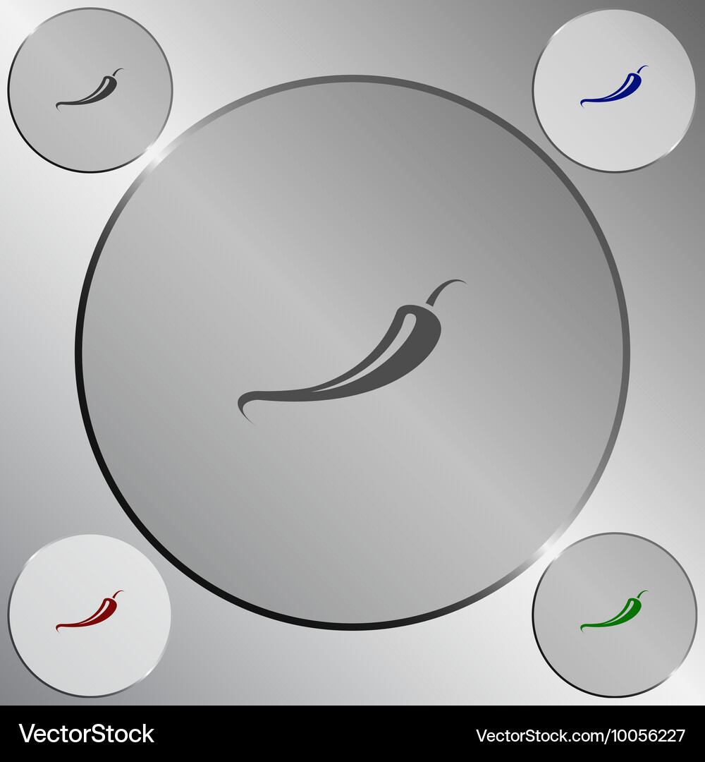 Jalapeno peppers symbol Royalty Free Vector Image