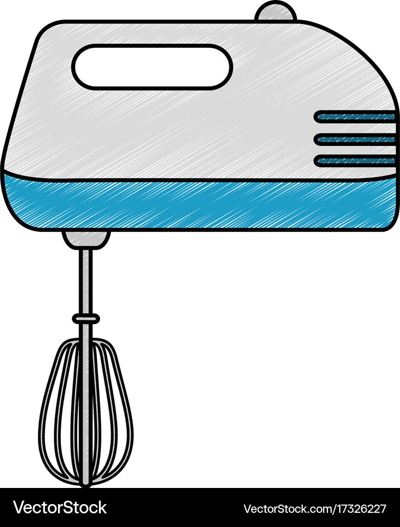 Mixer appliance isolated icon Royalty Free Vector Image