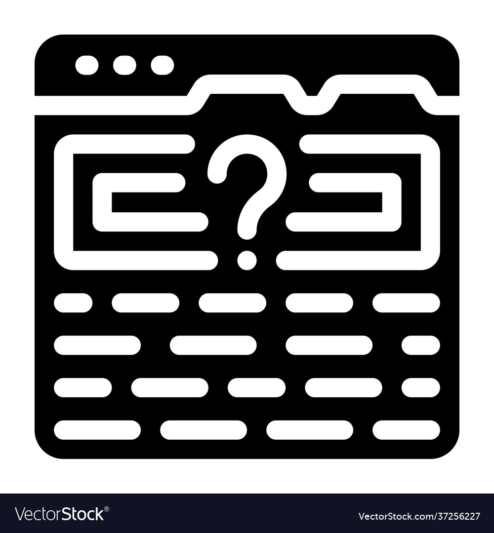 Unknown website Royalty Free Vector Image - VectorStock
