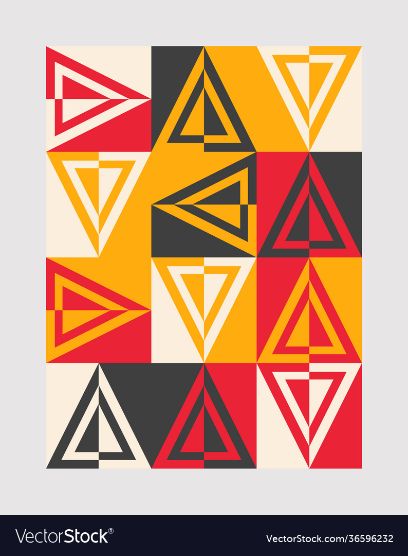 Abstract mosaic pattern design Royalty Free Vector Image