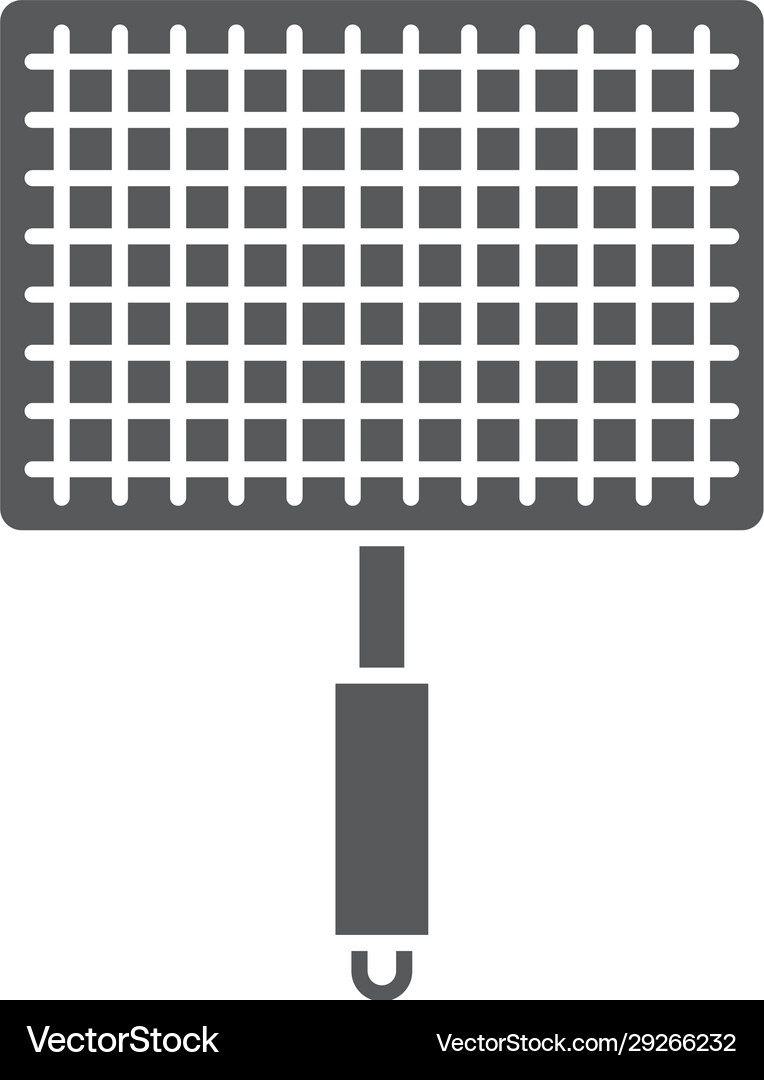 Barbecue grill steel grid icon symbol tool Vector Image