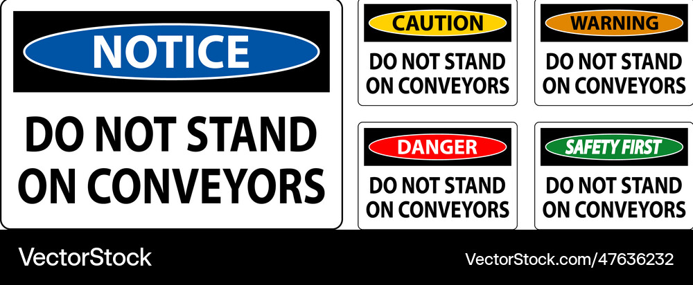 Danger sign do not climb sit walk or ride Vector Image