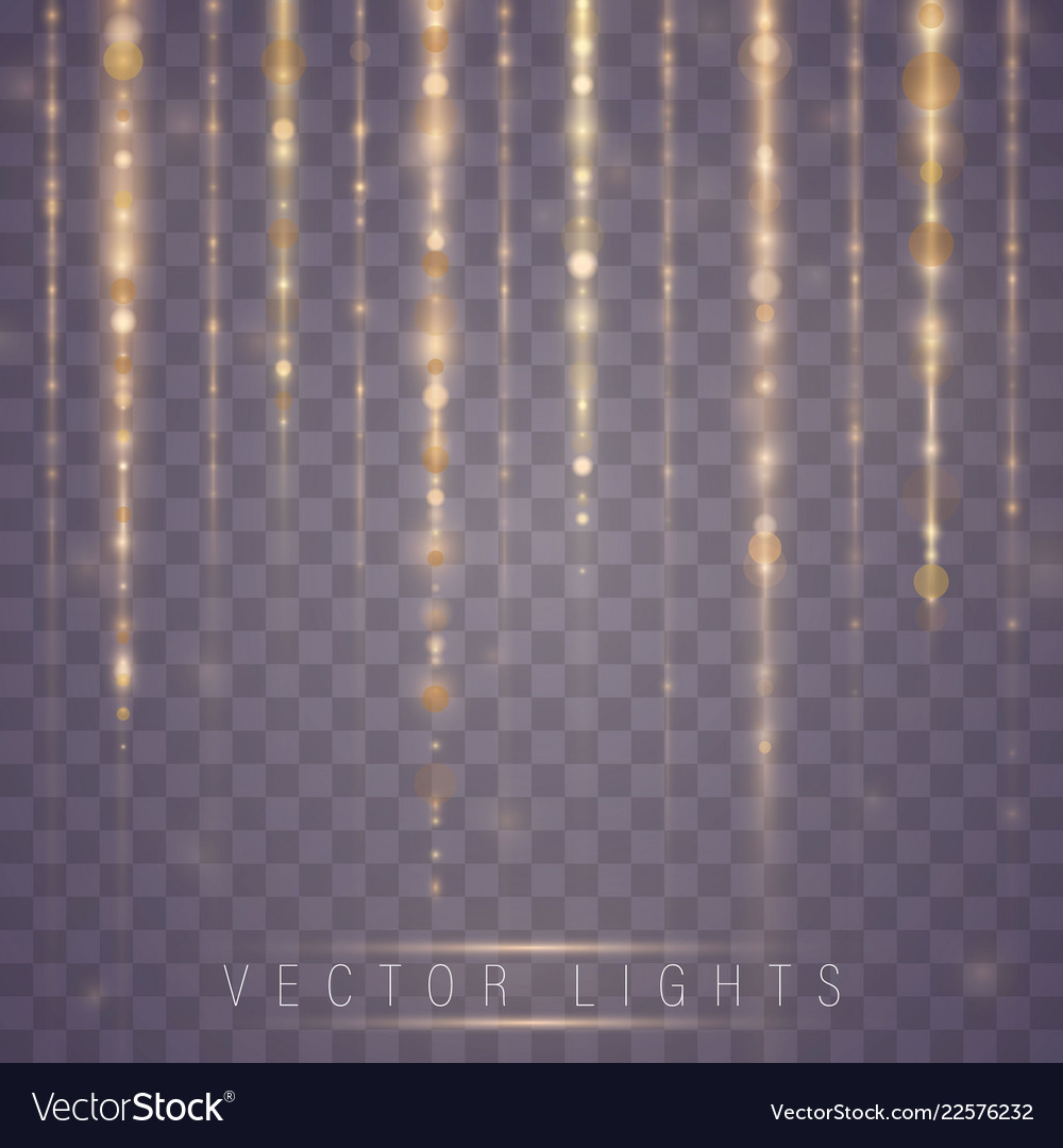 Magic light effect Royalty Free Vector Image - VectorStock