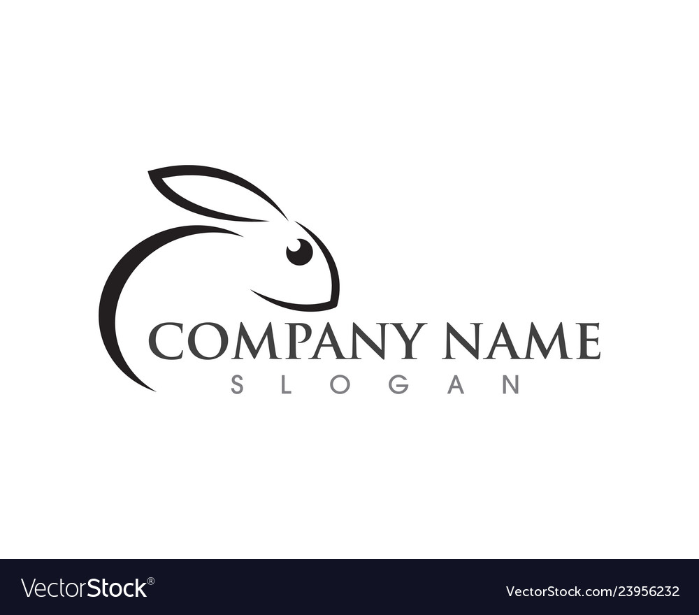 Rabbit icon design Royalty Free Vector Image - VectorStock