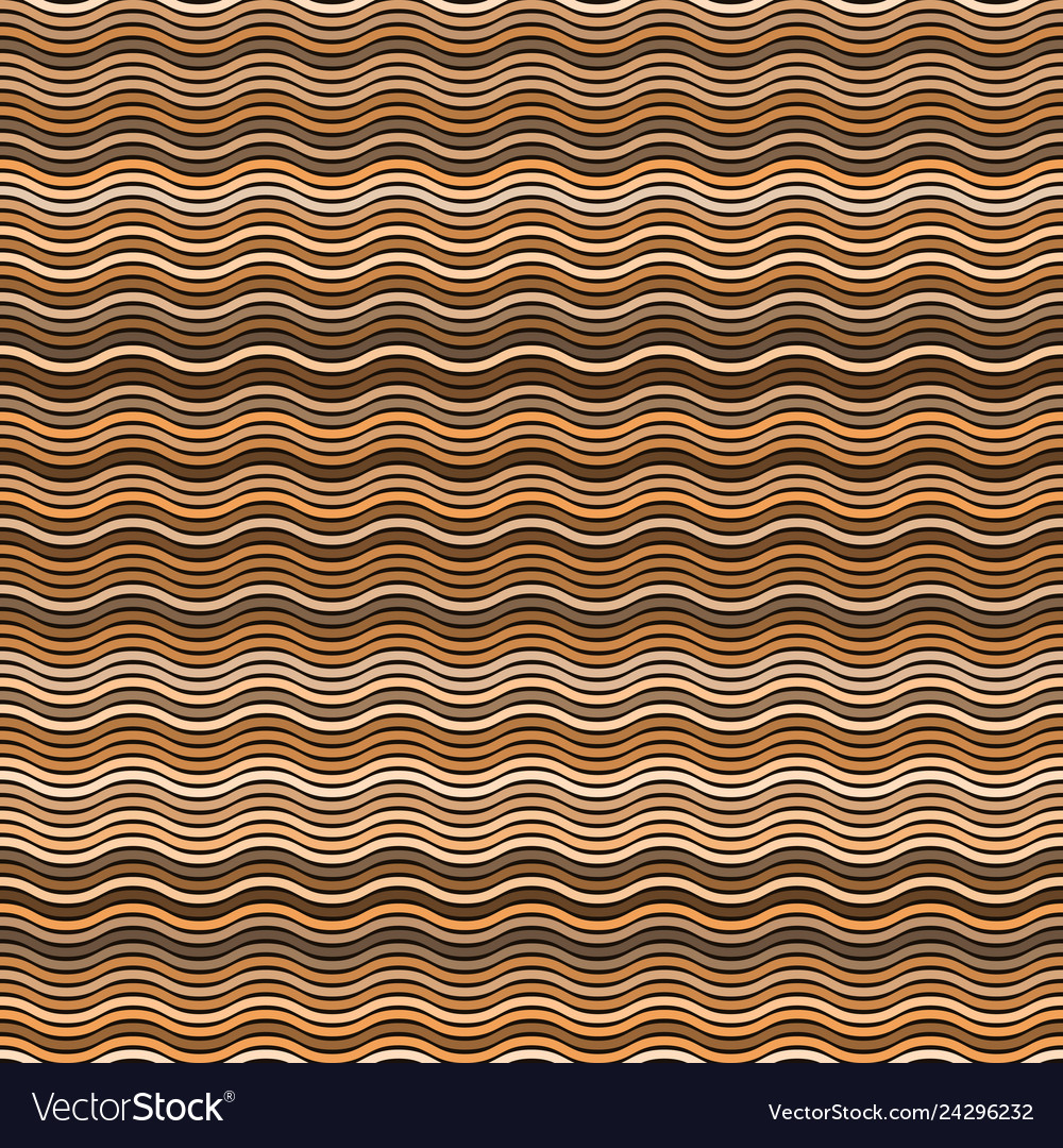 Seamless pattern with colorful waves Royalty Free Vector