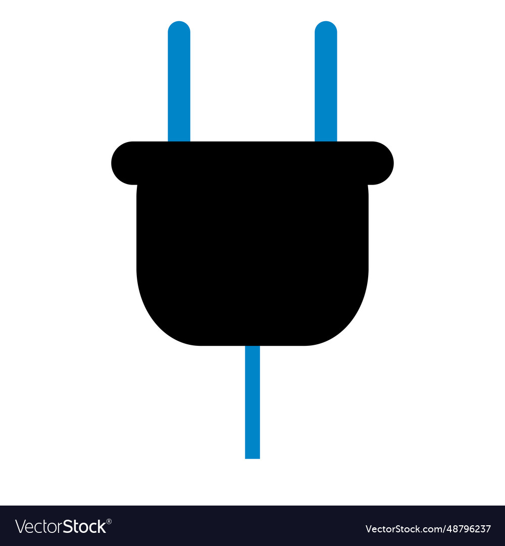 Electric plug icon Royalty Free Vector Image - VectorStock