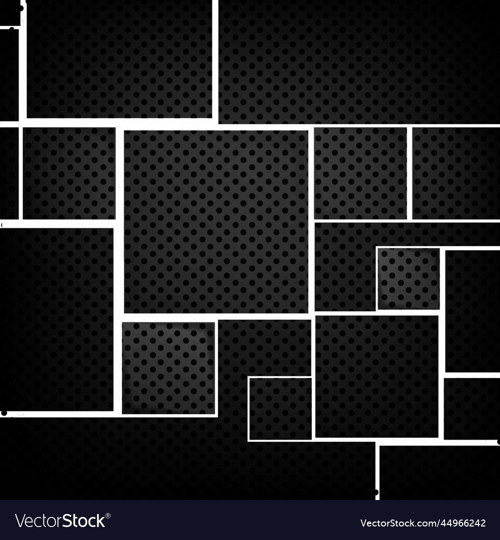 Background with frames dots design Royalty Free Vector Image