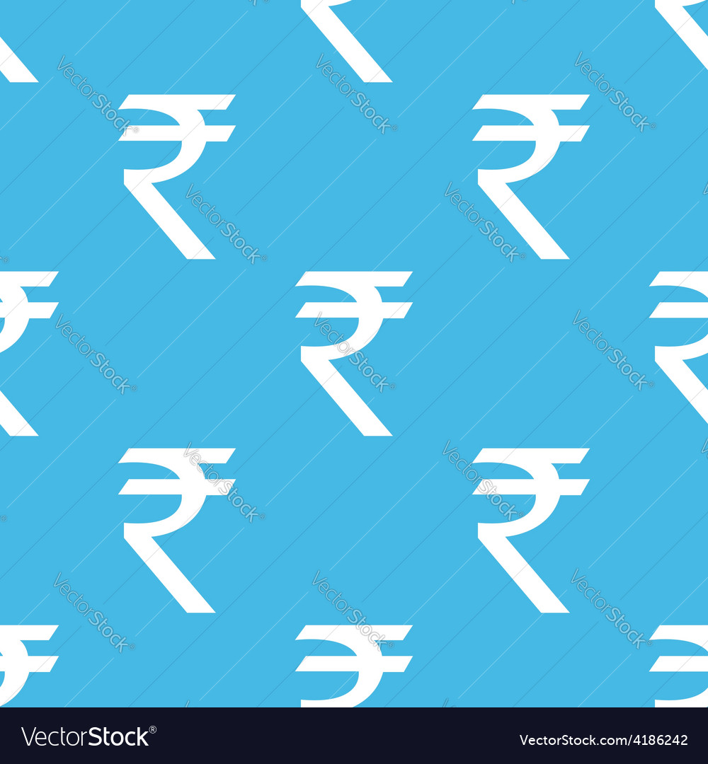 Rupee seamless pattern Royalty Free Vector Image