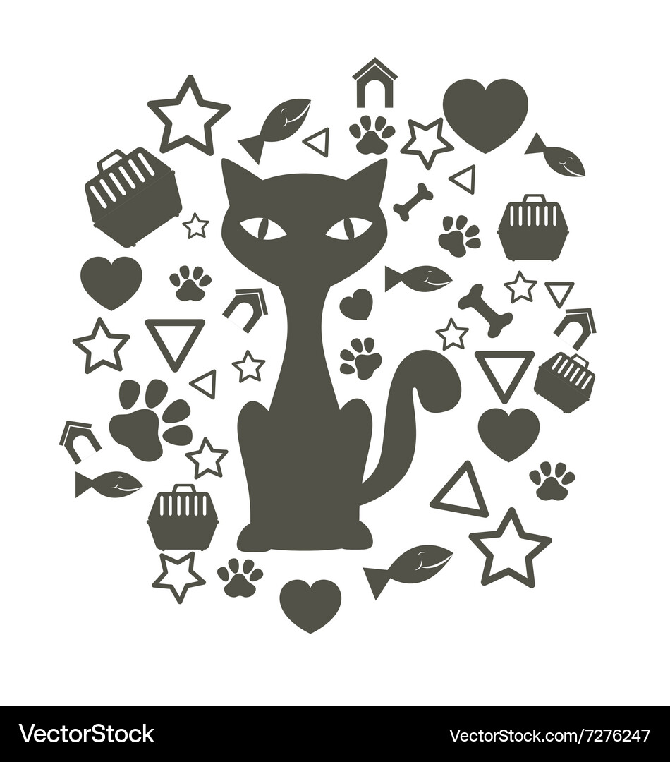 Cute pet cartoon Royalty Free Vector Image - VectorStock