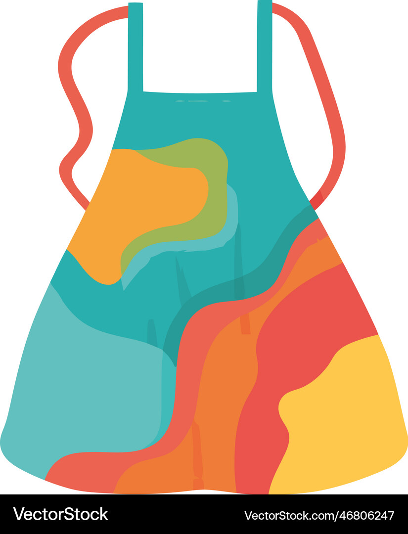Modern women clothing apron Royalty Free Vector Image