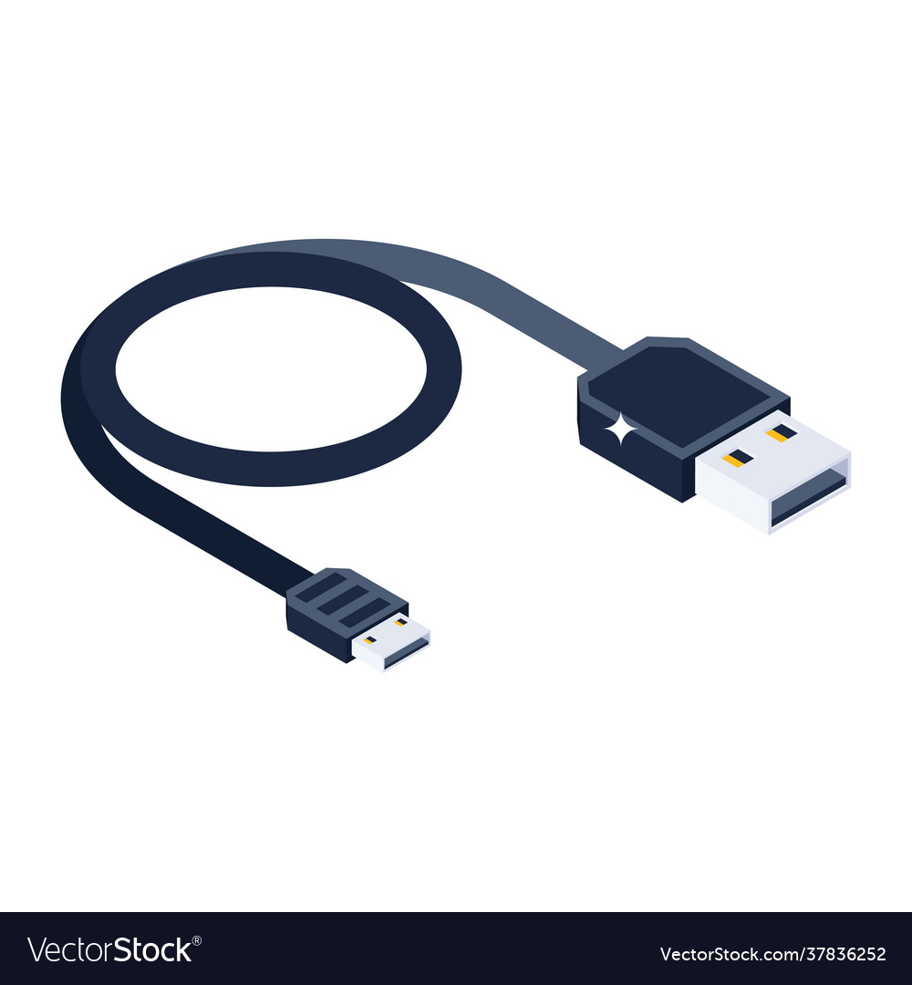 Datenkabel Lizenzfreies Vektorbild - VectorStock