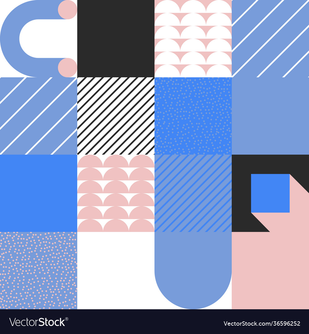 Memphis abstract pattern design Royalty Free Vector Image