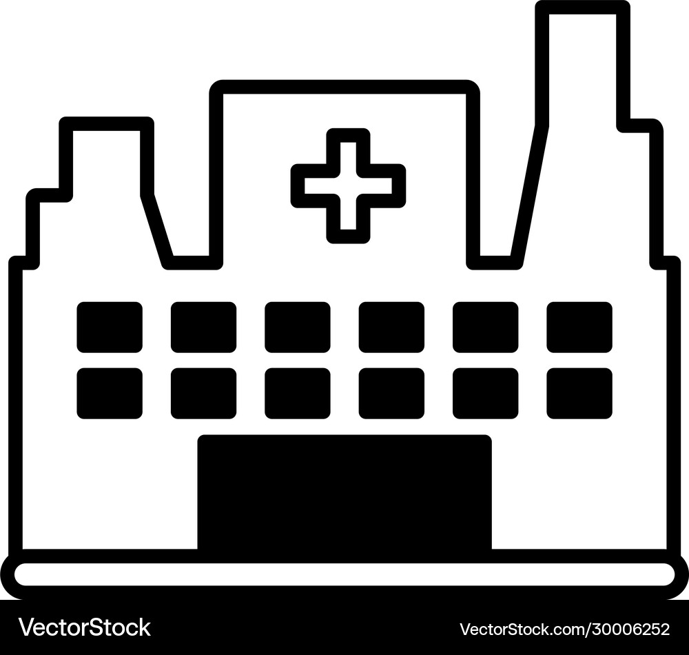 Recovery clinic in white background Royalty Free Vector