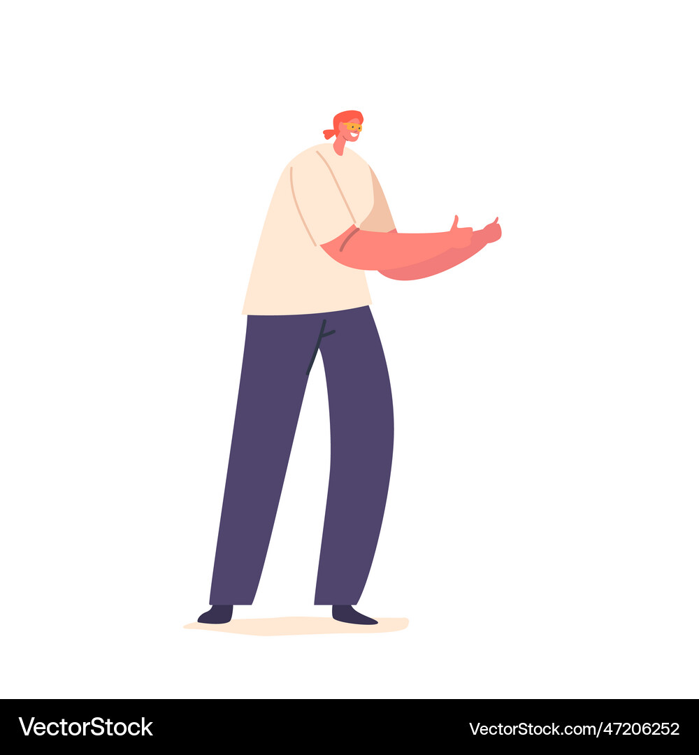 Skilled carpenter woman character adept Royalty Free Vector