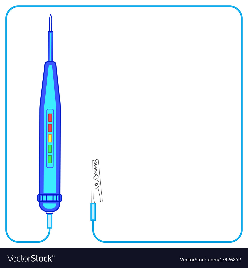 Tester device Royalty Free Vector Image - VectorStock