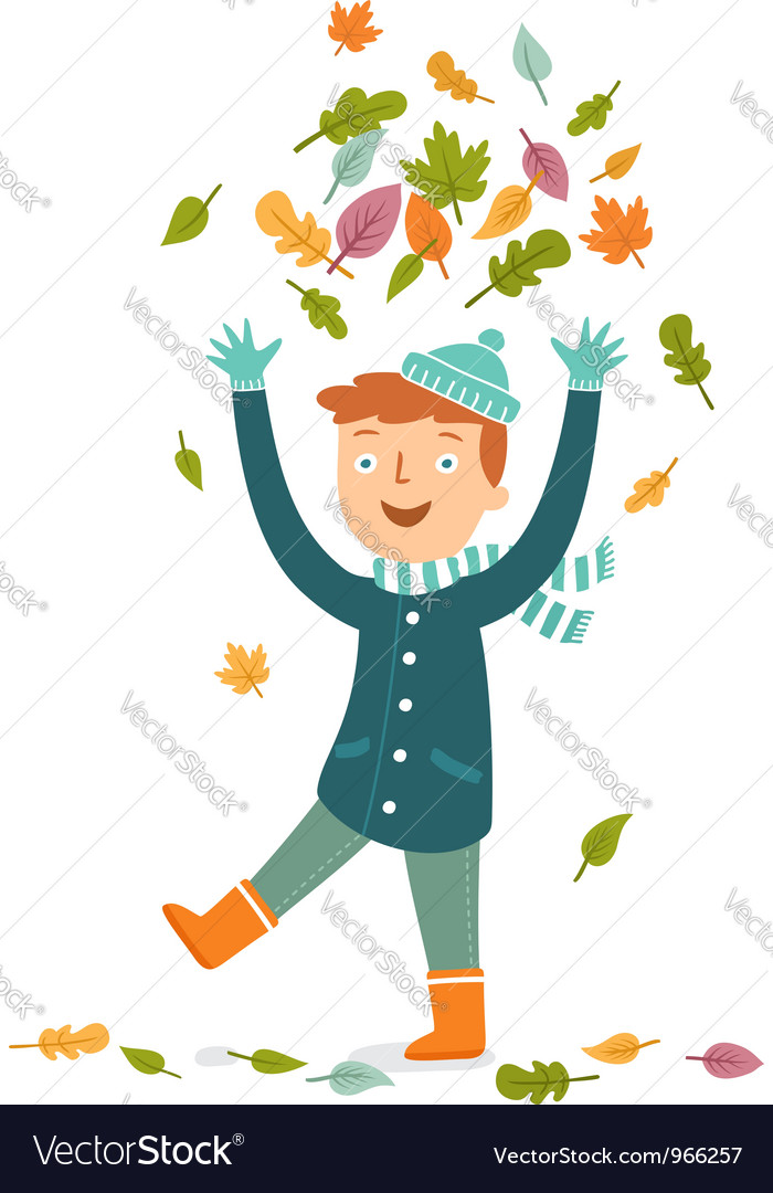 Fall leisure Royalty Free Vector Image - VectorStock Fall leisure Royalty Free Vector Image - VectorStock