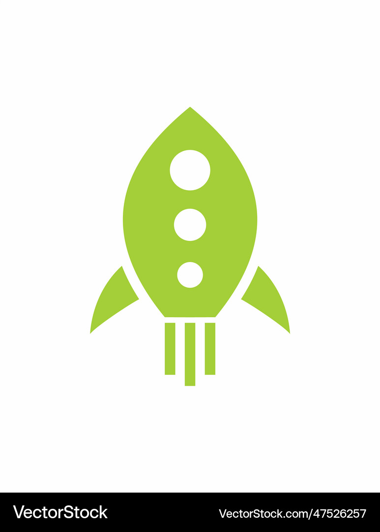 Rocket logo image Royalty Free Vector Image - VectorStock