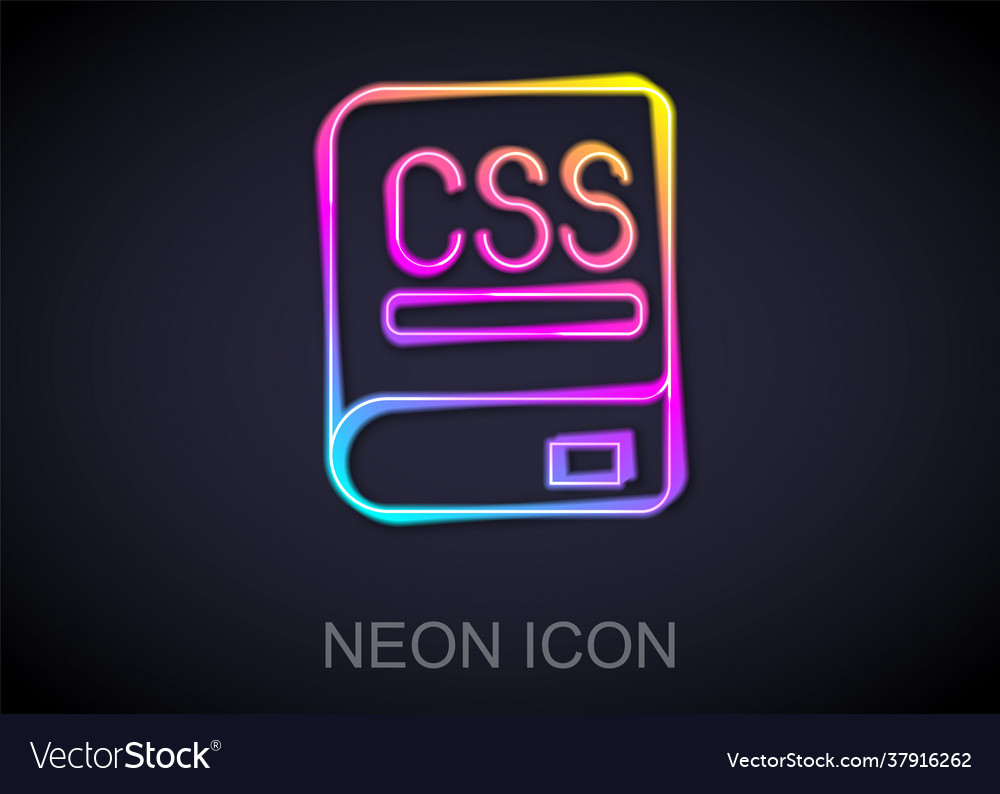 Glowing neon line books about programming icon Vector Image Glowing neon line books about programming icon Vector Image