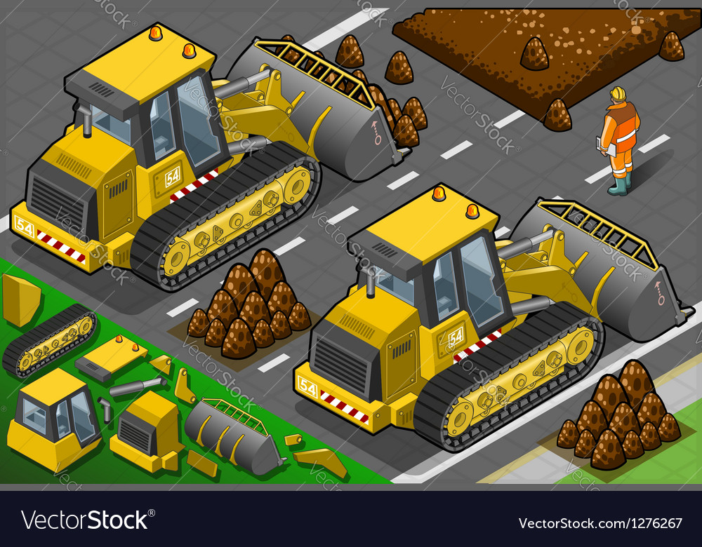 Digger Royalty Free Vector Image - VectorStock