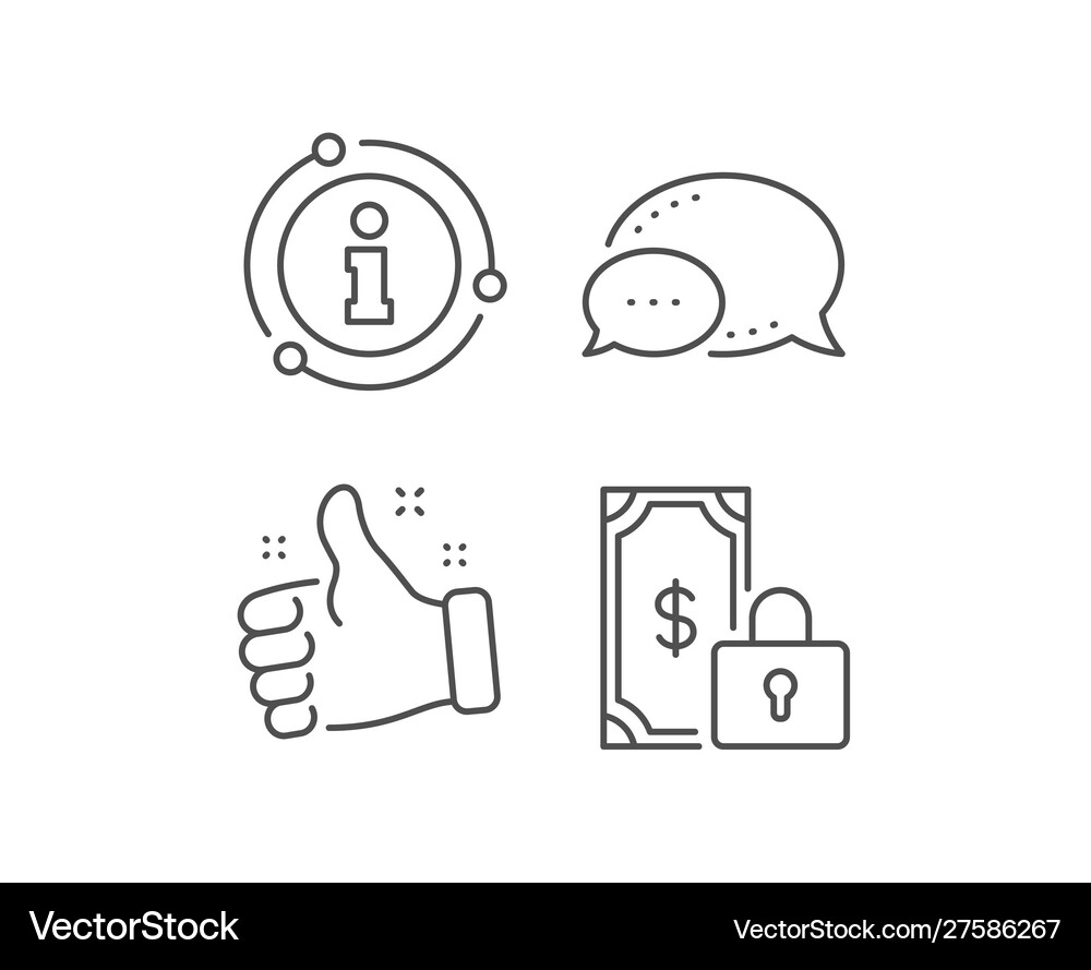 Private payment line icon dollar sign Royalty Free Vector