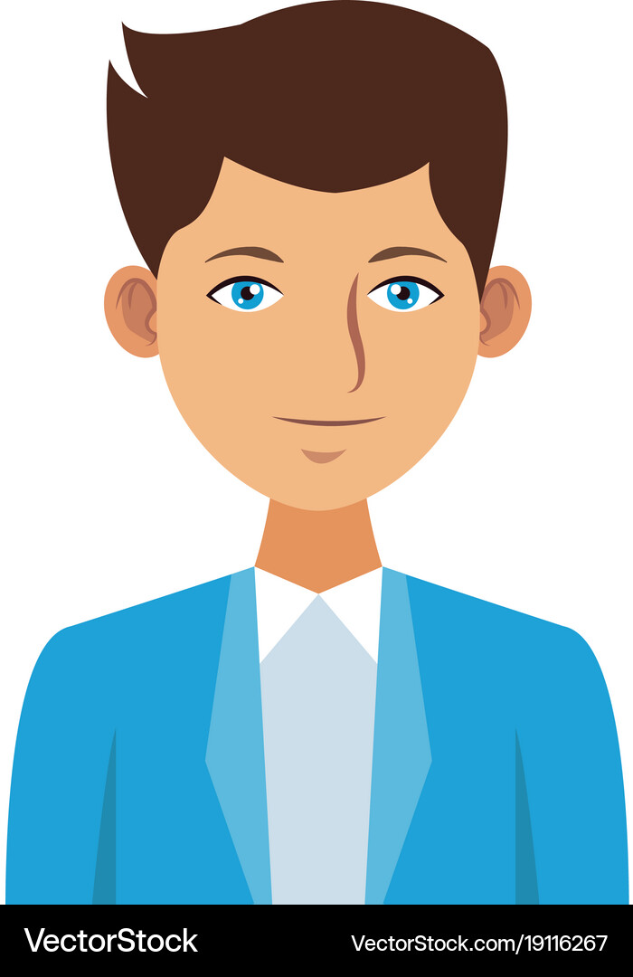 Young man with elegant clothes Royalty Free Vector Image